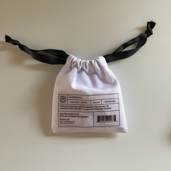 Glossier | Accessories | Glossier La Keychain Sticker | Poshmark